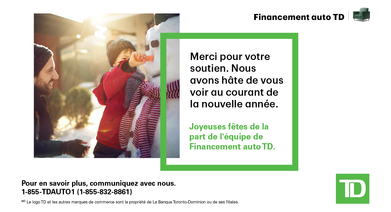 Financement auto TD: les bons coups de 2023 et les souhaits pour 2024 ...